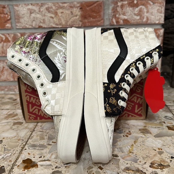Vans | Shoes | Vans Sk8 Hi Brocade Patch Work True | Poshmark